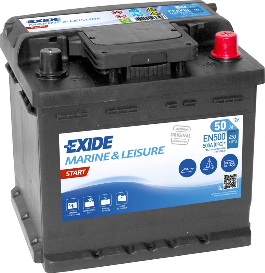 Exide Marine START EN500 | Batteryhouse – Testers of autobatterij kopen