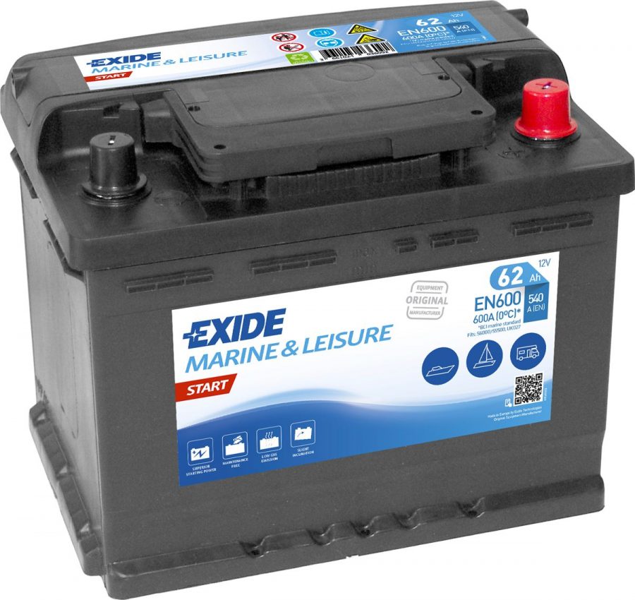 Exide Marine START EN600 | Batteryhouse – Testers of autobatterij kopen
