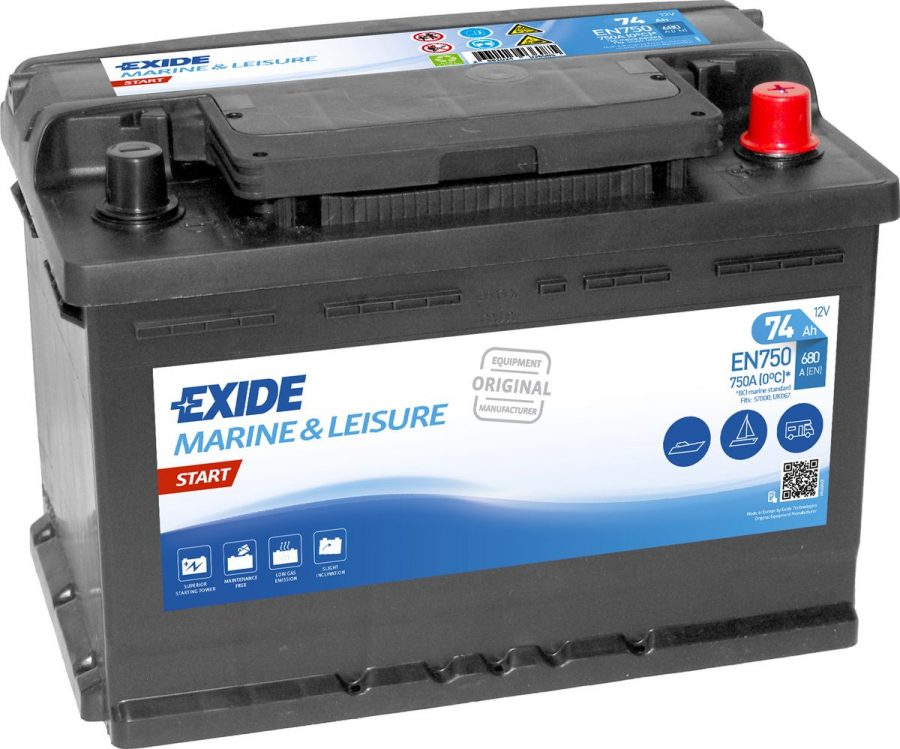 Exide Marine START EN750 | Batteryhouse – Testers of autobatterij kopen