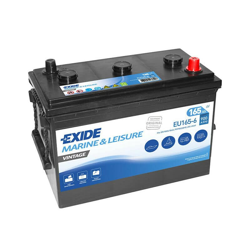 Exide Marine Vintage 6V EU165-6 | Batteryhouse – Testers of ...