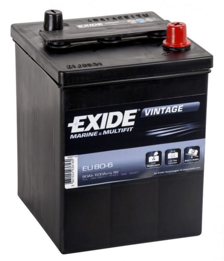 Exide Marine Vintage 6V EU80-6 | Batteryhouse – Autoaccu of ...